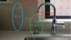 How to Measure a Kitchen Faucet Size